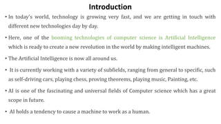Foundations of AI.pptx.pdf• In today's technology. | PDF