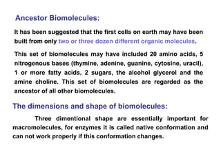 Foundations of biochemistry | PPT