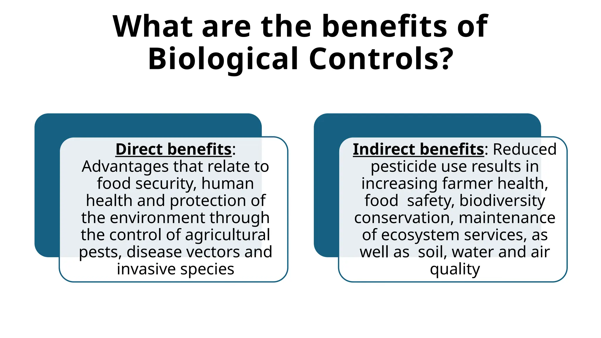 Foundations of Biological Controls in Agriculture | PPTX
