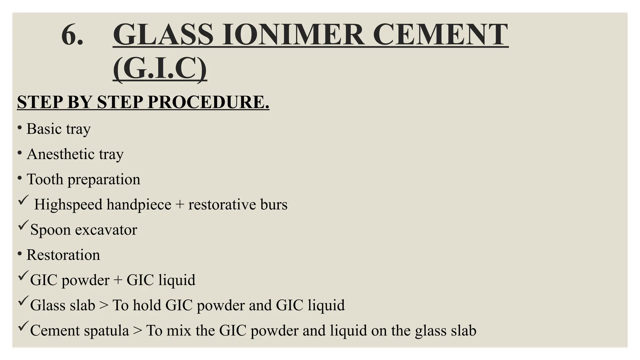 Foundations of clinical dentistry and basic steps. | PPTX
