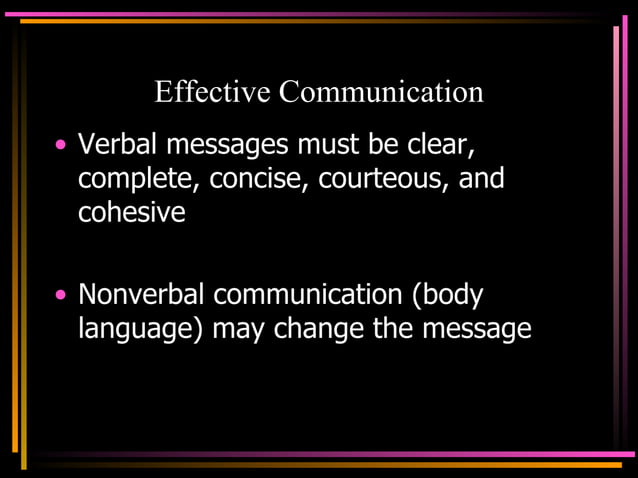 Foundations of communication | PPT