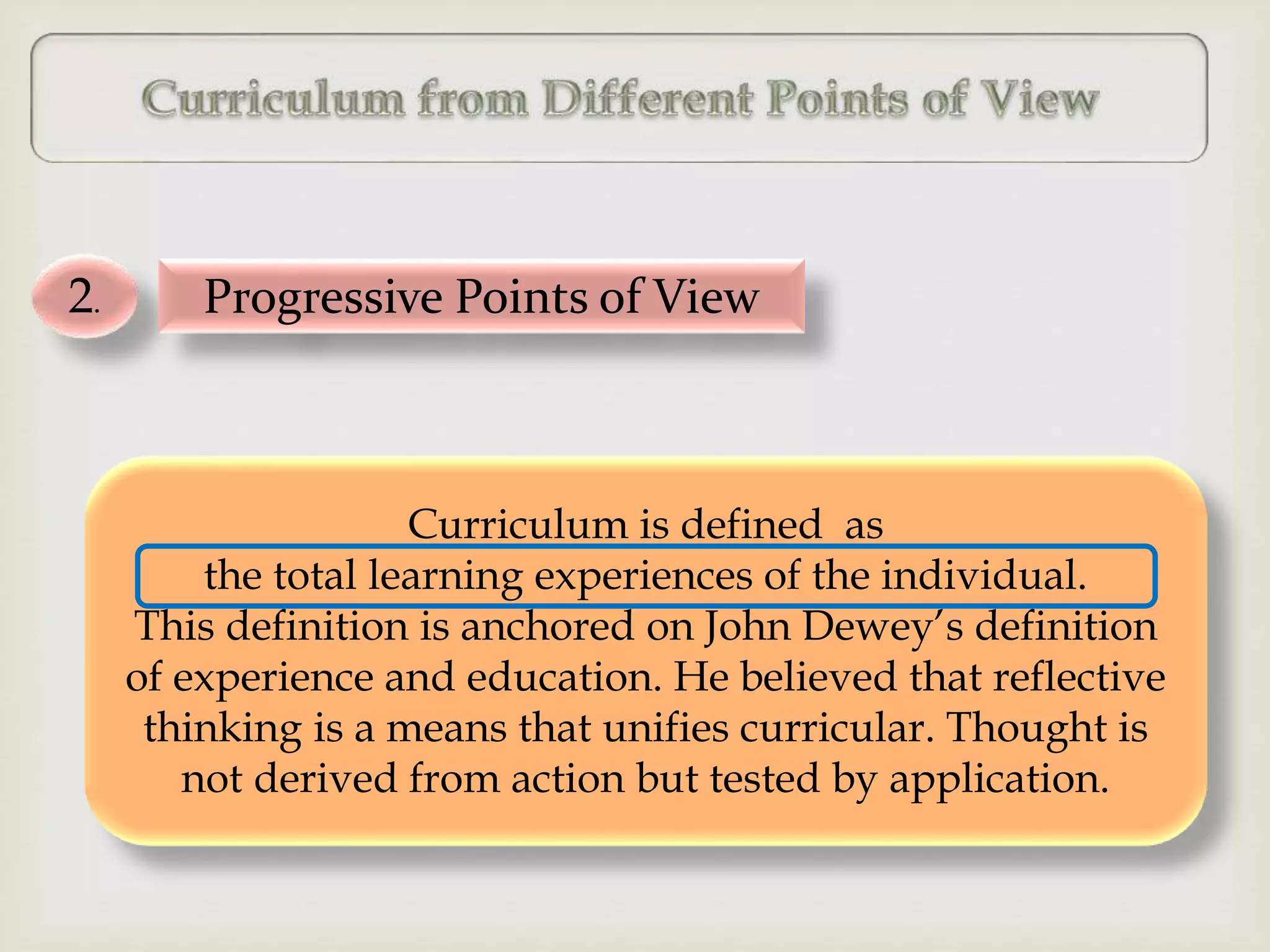 Foundations of curriculum | PPTX