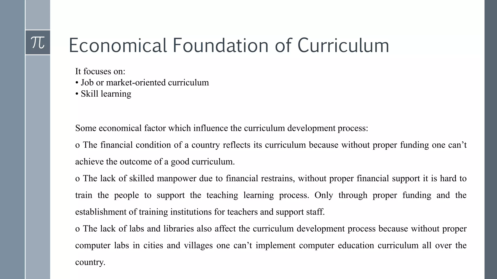 Foundations of curriculum | PPT