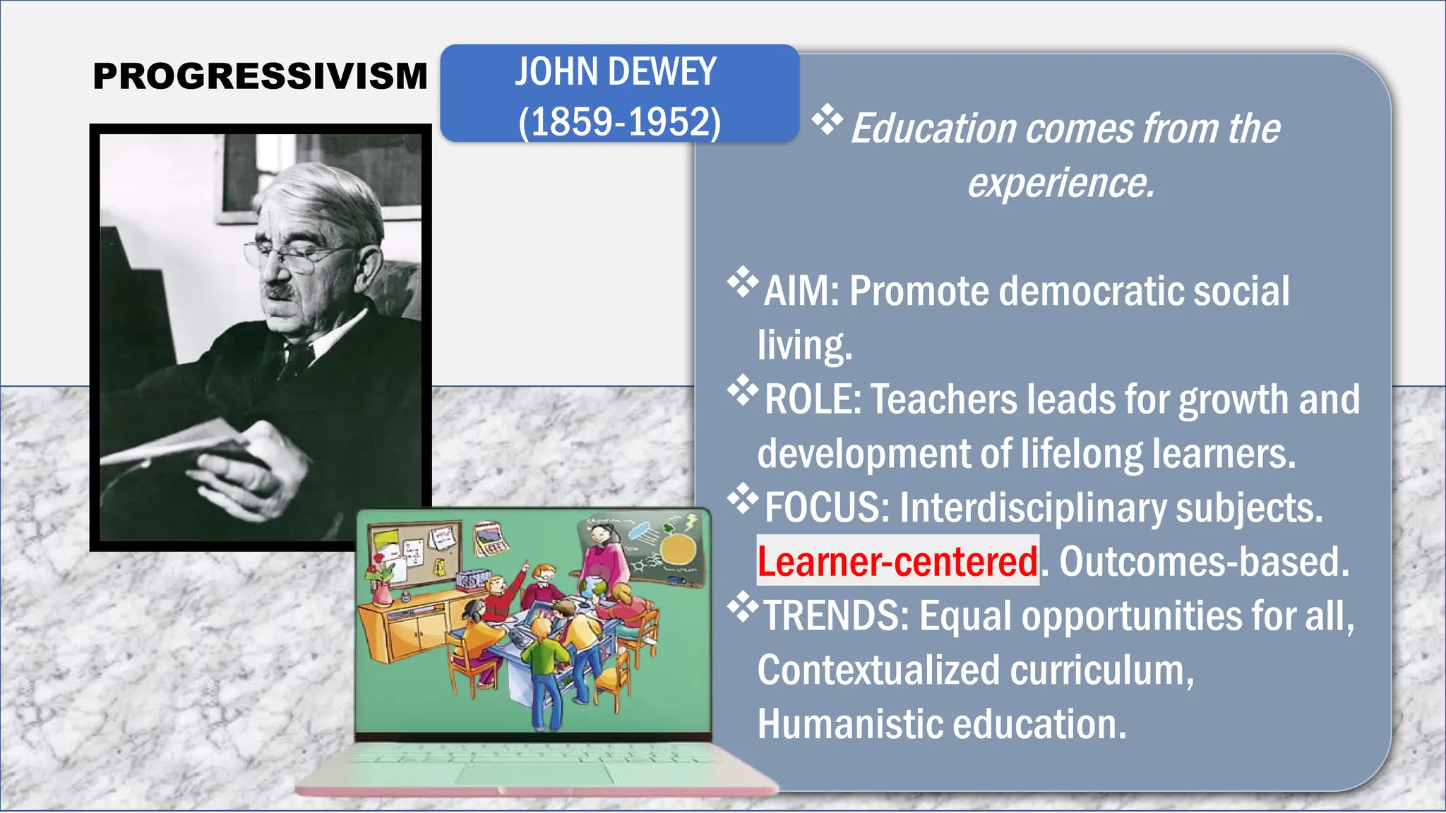 Foundations of Curriculum Philosophers who have significant ...
