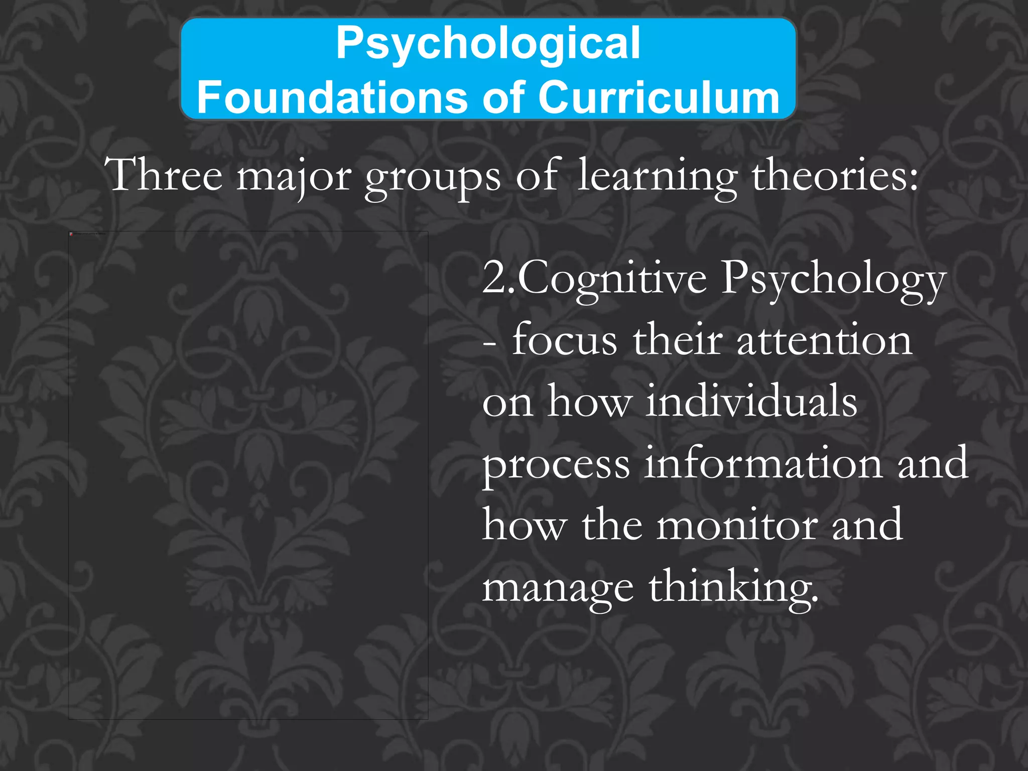 Foundations of curriculum development | PPTX