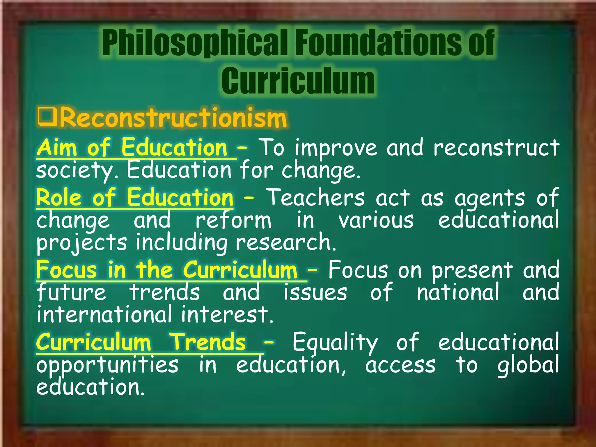 Foundations of curriculum development | PPTX