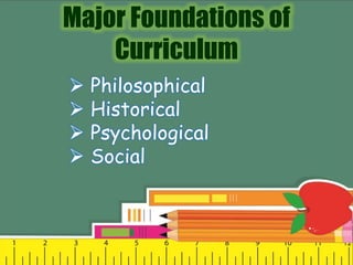 Foundations of curriculum development | PPTX