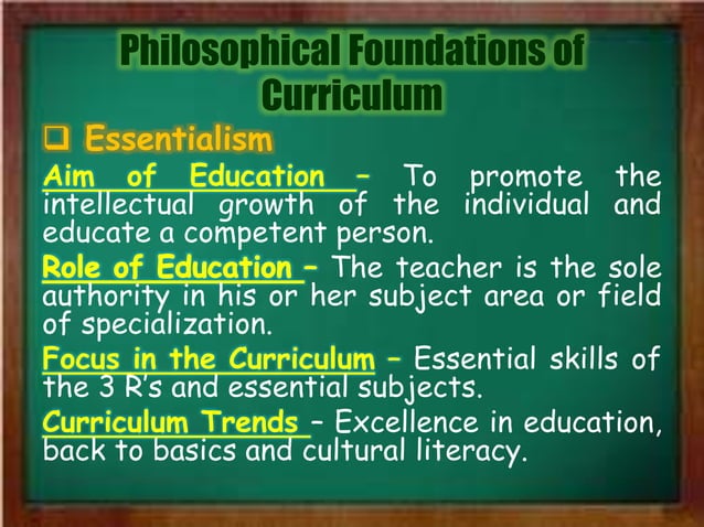 Foundations of curriculum development | PPTX