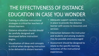 Foundations of distance education | PPT