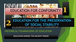 Foundations of education | PPTX