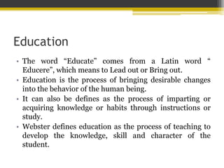 Foundations of Education 831 - Unit 8 Modes of Education - Dr. Zaheer ...