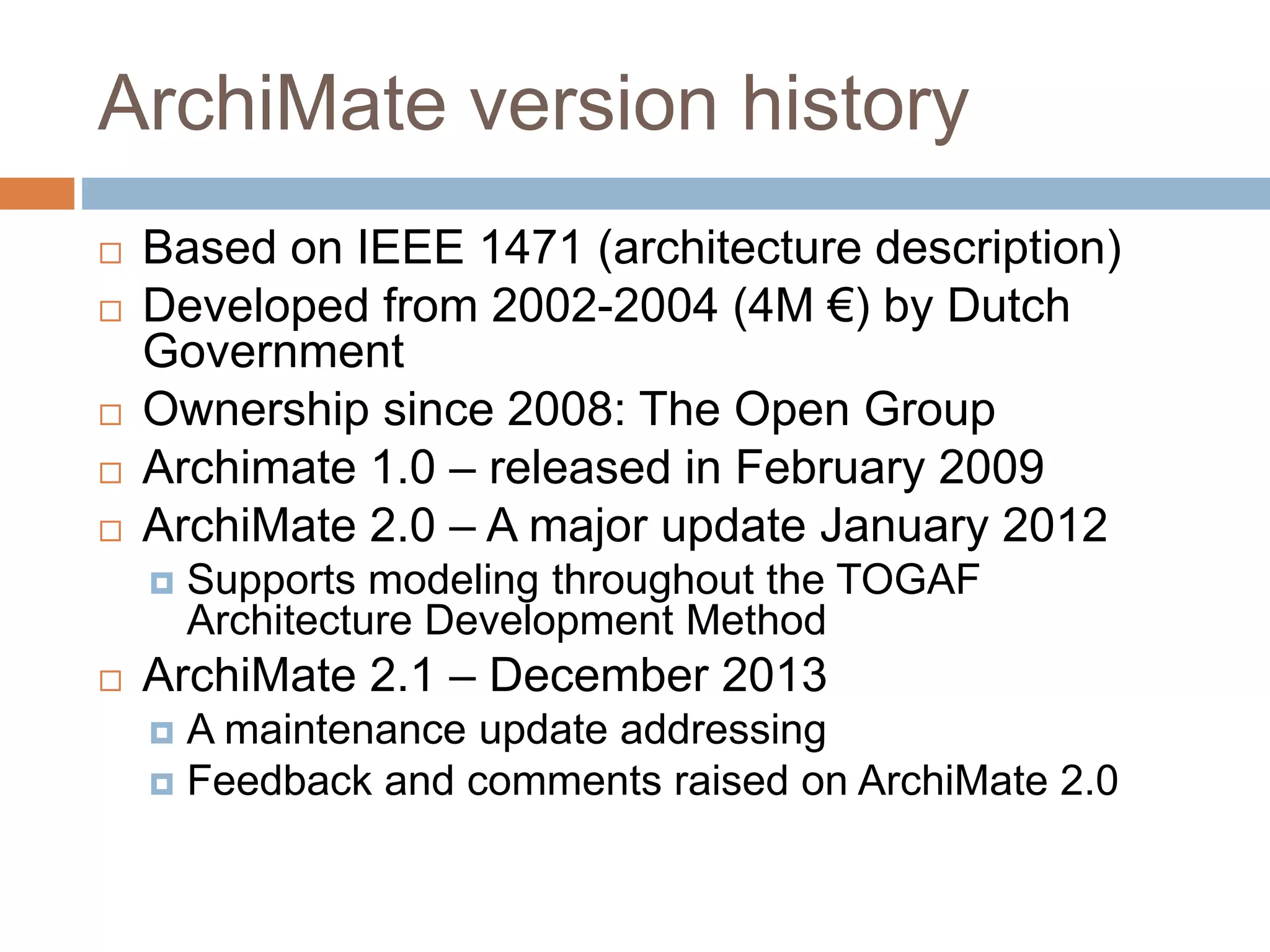 Foundations of enterprise architecture management and archi mate | PPT ... Foundations of enterprise architecture management and archi mate | PPT ...