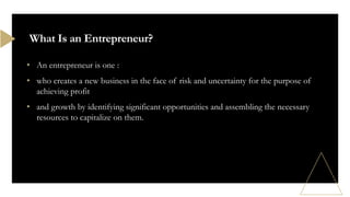 Foundations of Entrepreneurship | PDF