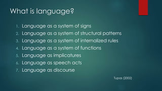 Foundations of ESL | PPTX