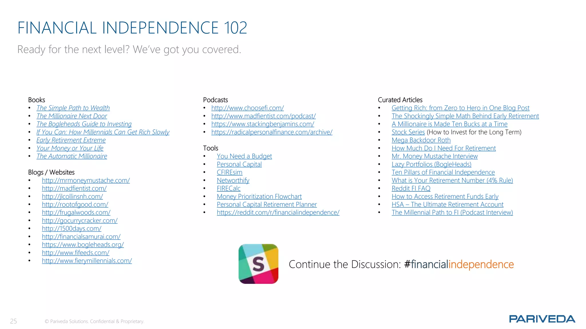 Foundations of financial independence | PPTX