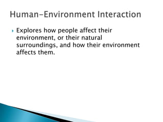 Foundations of geography | PPTX