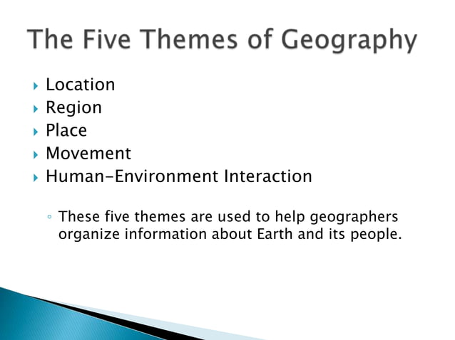 Foundations of geography | PPTX | Geography | Science