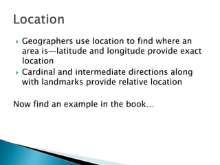 Foundations of geography | PPTX
