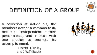Foundations of group behavior | PPTX
