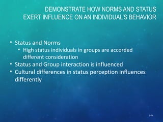 Foundations Of Group Behavior | Types Of Groups | Roles in Groups | | PPT