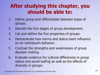 Foundations of group behavior | PPT