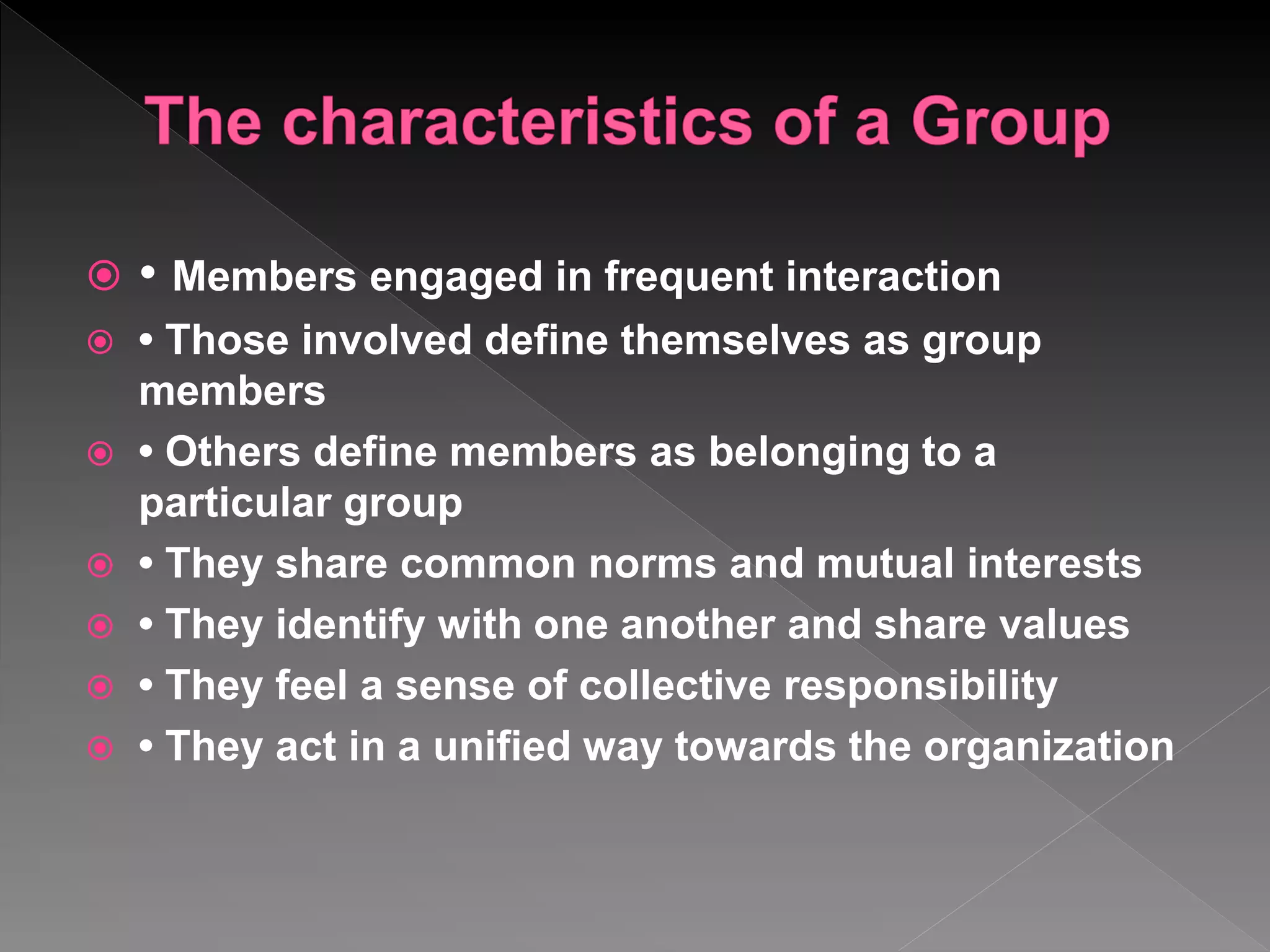 Foundations of group behaviour | PPTX