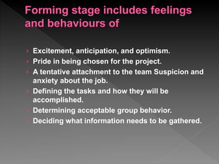 Foundations of group behaviour | PPTX