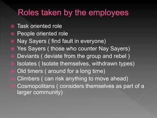 Foundations of group behaviour | PPTX