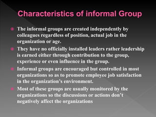 Foundations of group behaviour | PPTX
