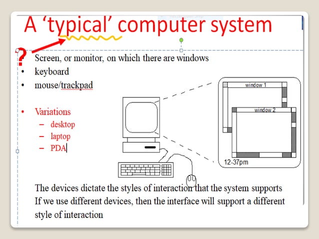 Foundations of hci the computer | PPTX