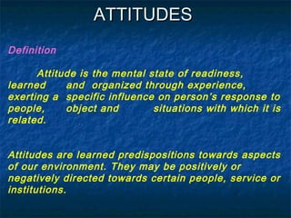 Foundations of individual behaviour | PPT
