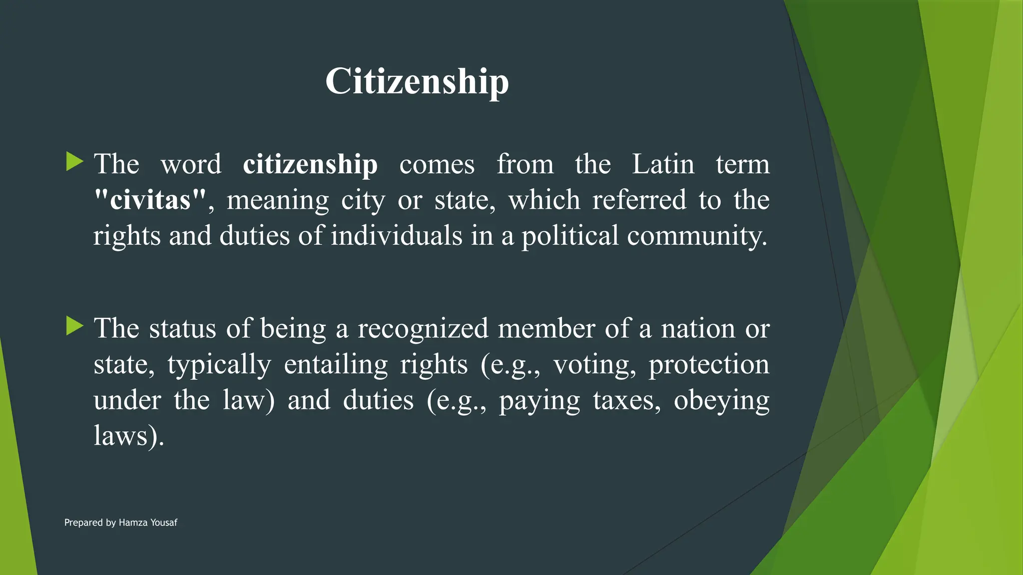 Foundations of Modern Society and Citizenship | PPTX