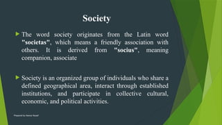 Foundations of Modern Society and Citizenship | PPTX