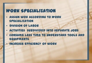 Foundations of organization structure | PPTX