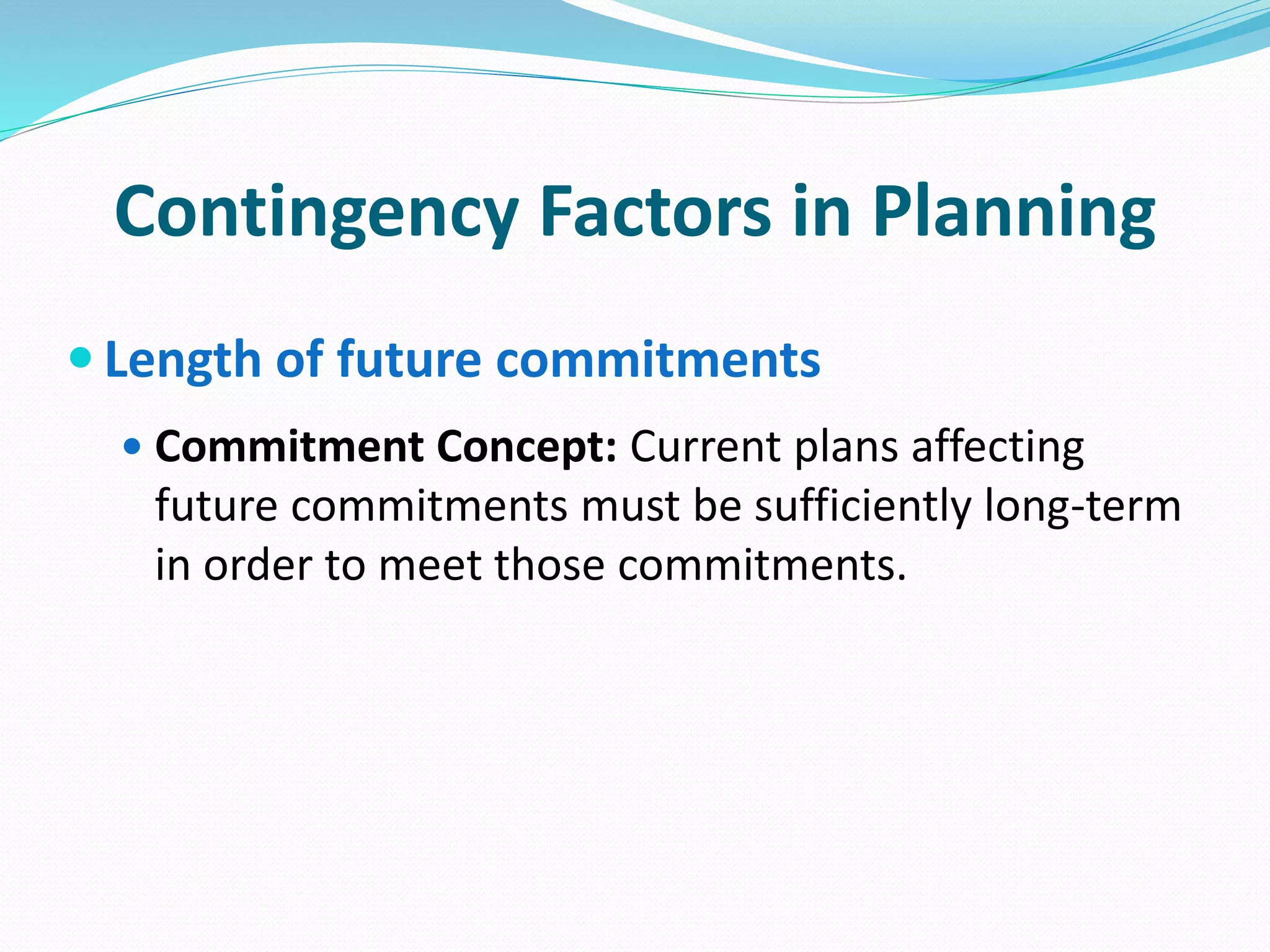 Foundations of planning, types of plans, approaches to planning ...