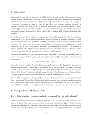 Foundations of Quantum Field Theory and the Standard Model: A Graduate ...