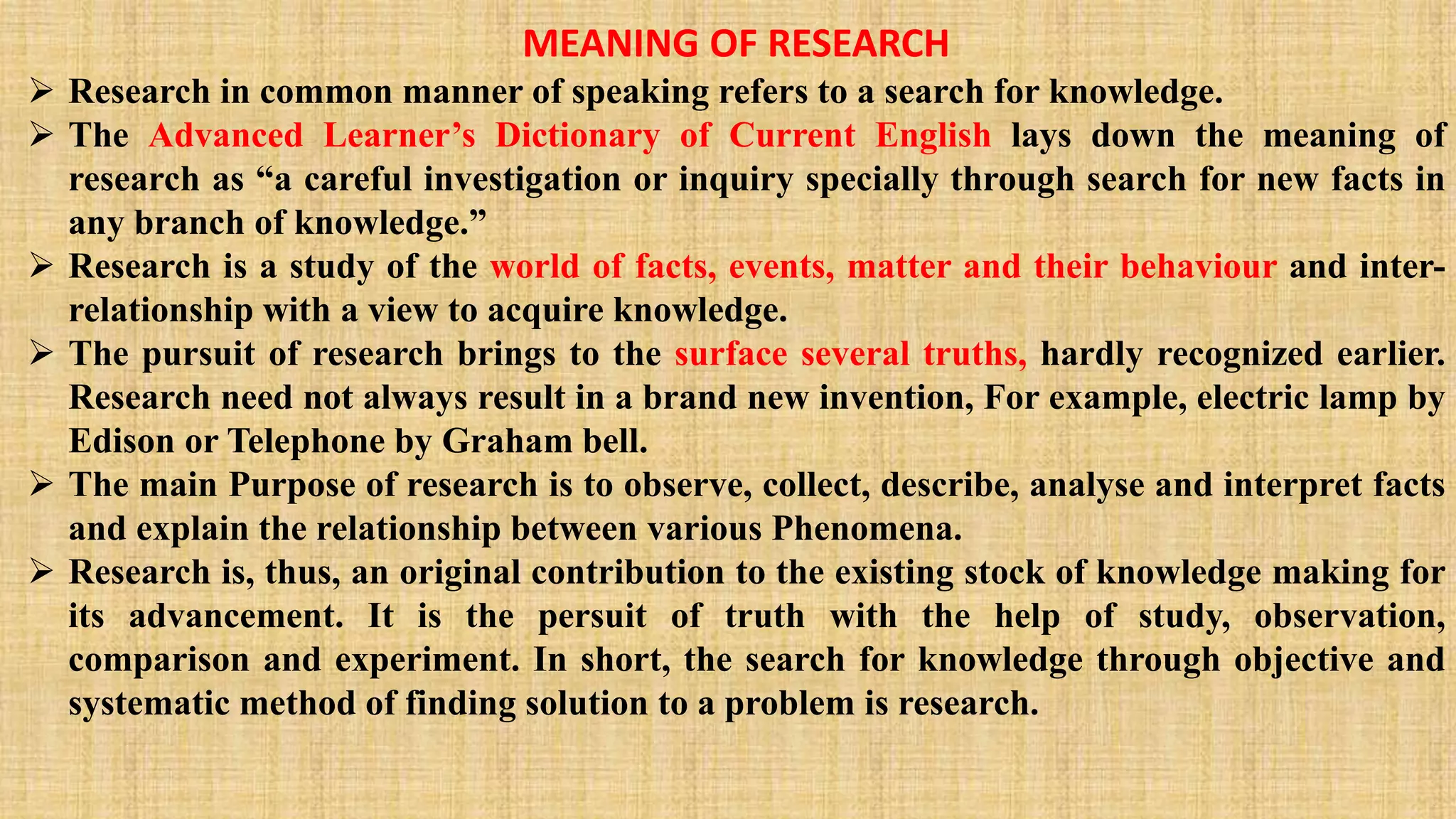 Foundations of research methodology for Post Graduate students by Dr ...