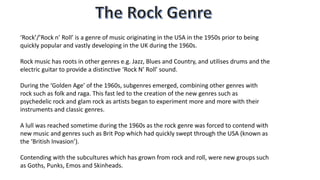 Foundations of rock music | PPT