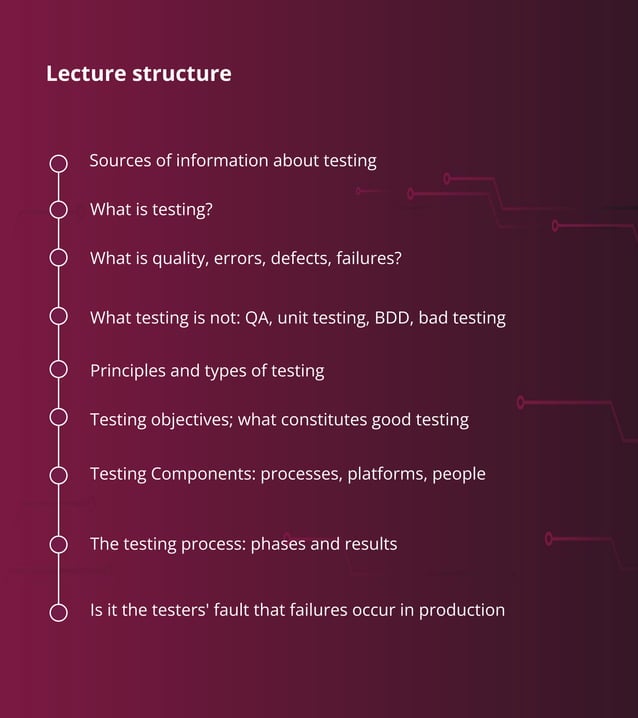 Foundations of Software Testing Lecture 4 | PDF | Internet for ...
