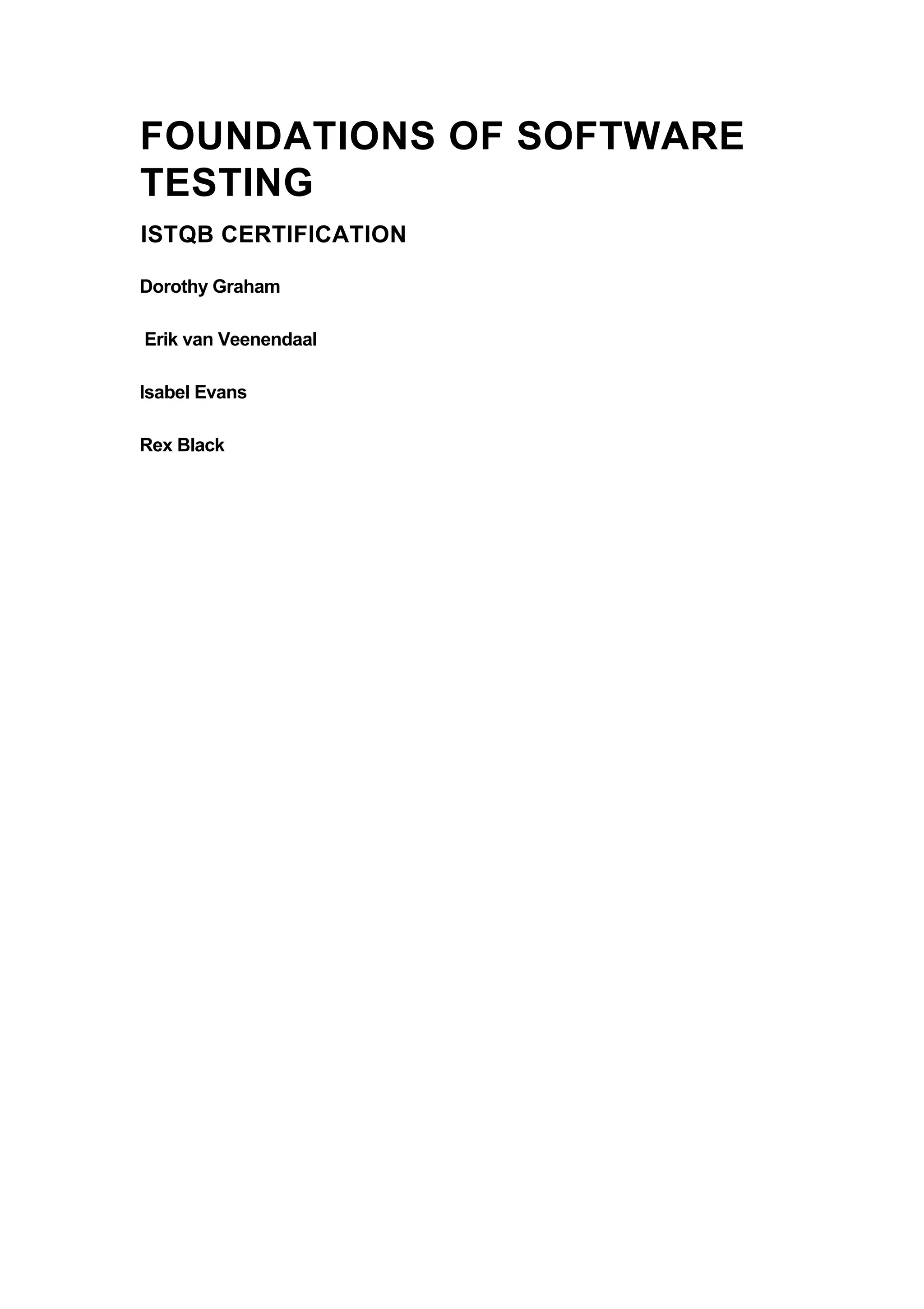 Foundations of software testing - ISTQB Certification.pdf Foundations of software testing - ISTQB Certification.pdf