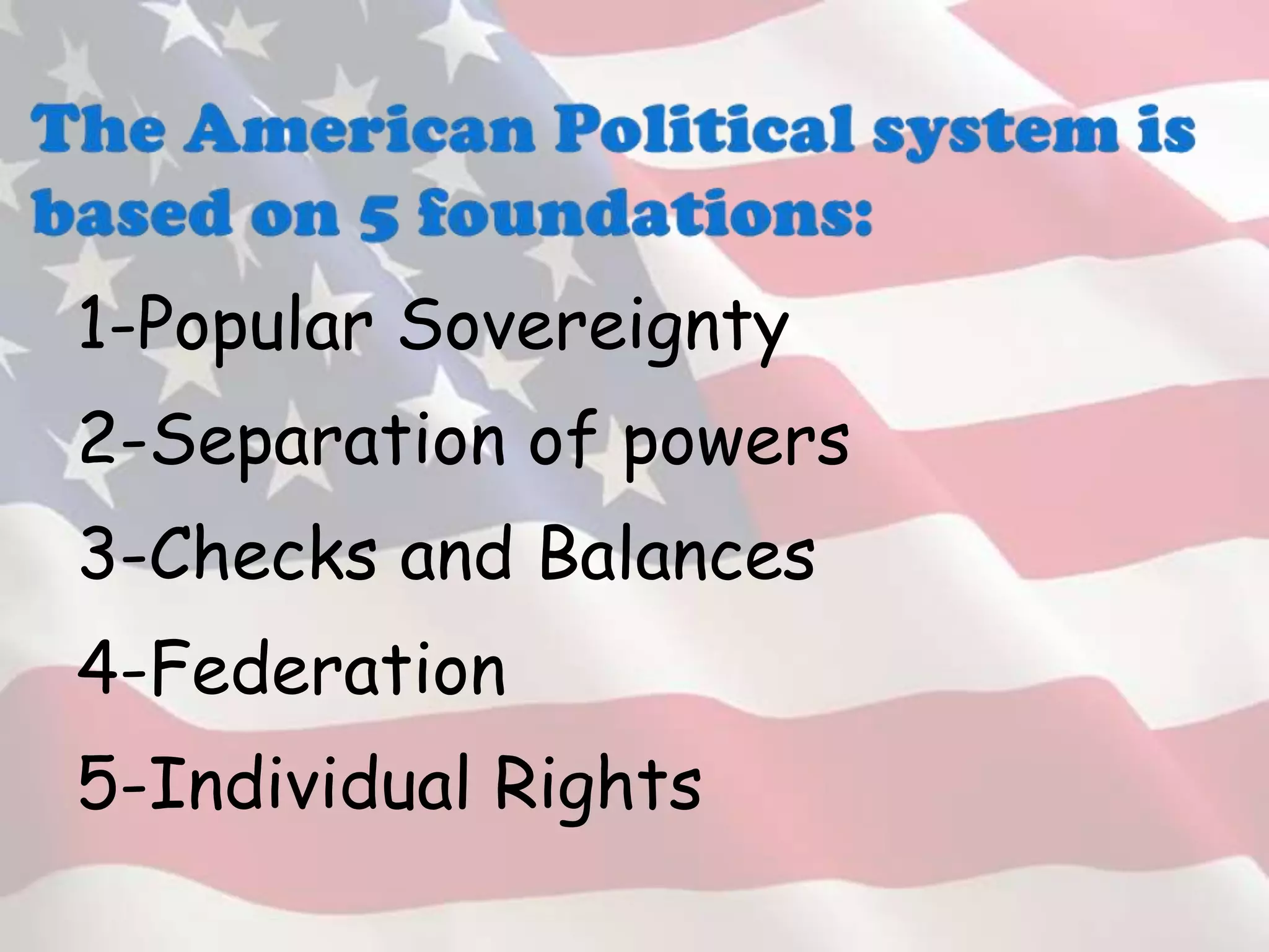 Foundations of the american political system | PPTX | Civic affairs ...