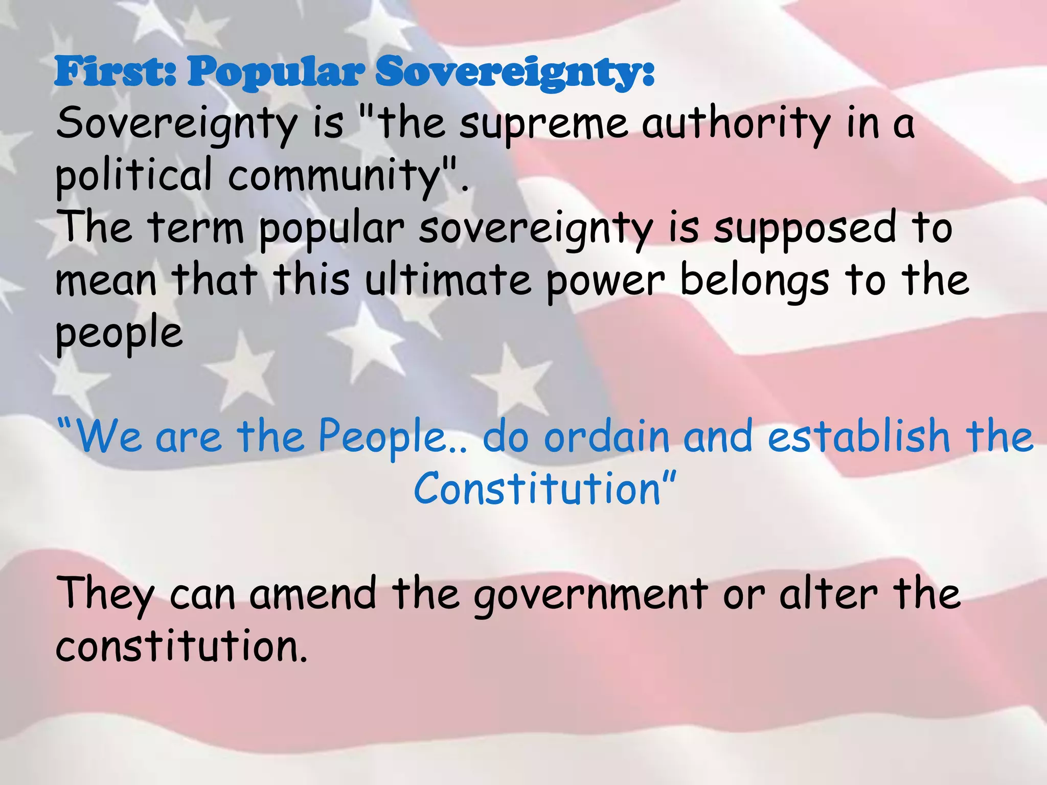 Foundations of the american political system | PPTX | Civic affairs ...