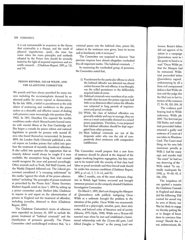 Foundations of Dangerous Offender Laws | PDF