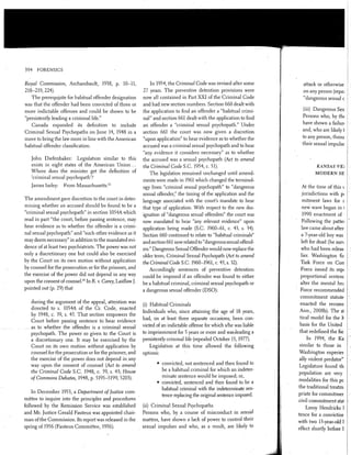 Foundations of Dangerous Offender Laws | PDF