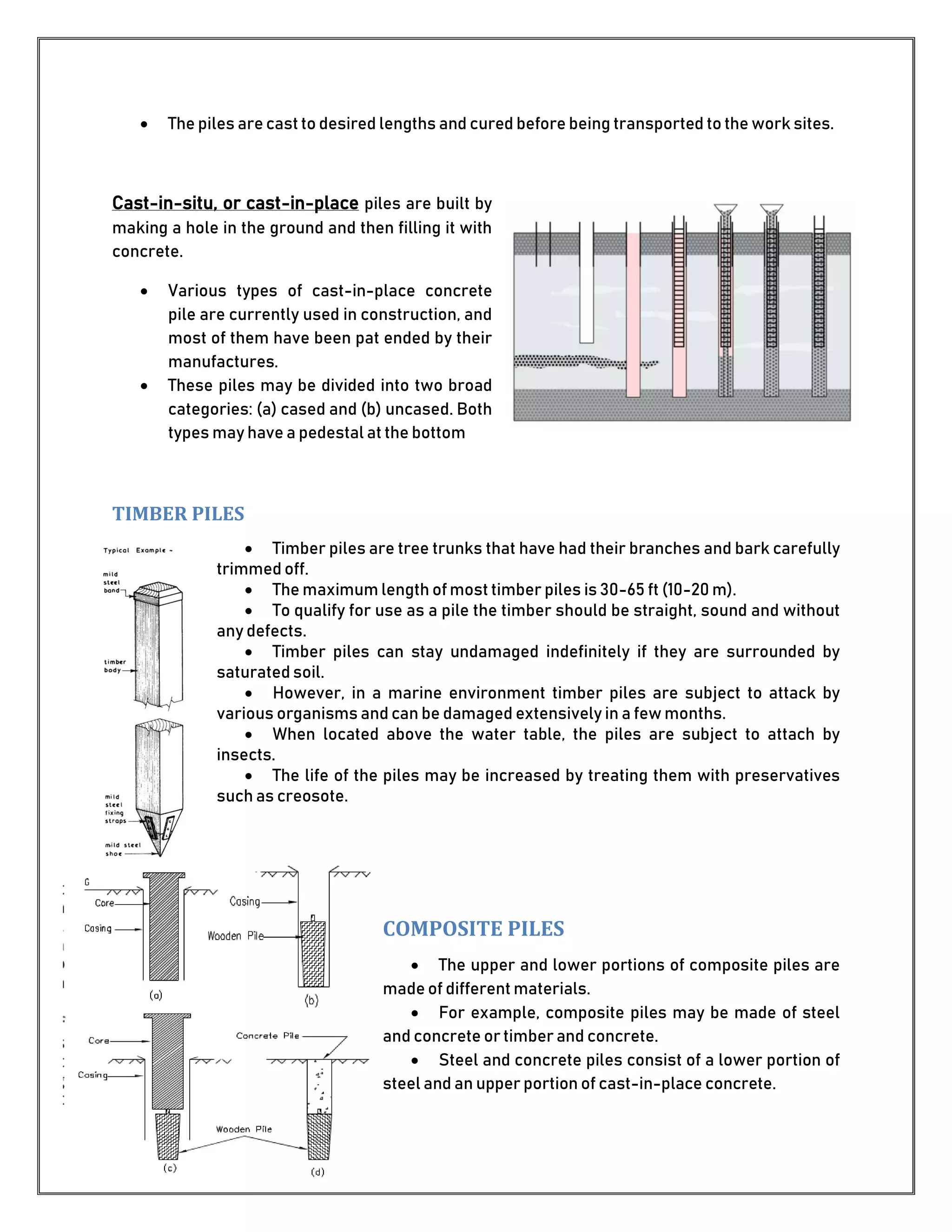 Foundations pile | PDF