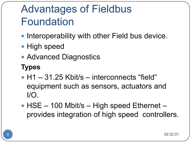 Understanding about Foundationtm fieldbus | PPTX | Operating Systems | Computer Software and ...