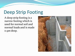 Footing and Its Types | PPTX