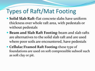 Footing and Its Types | PPTX