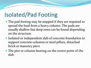 Footing and Its Types | PPTX