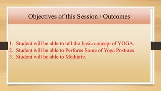 Foundation yoga & meditation | PPTX | Physical Therapy | Wellness